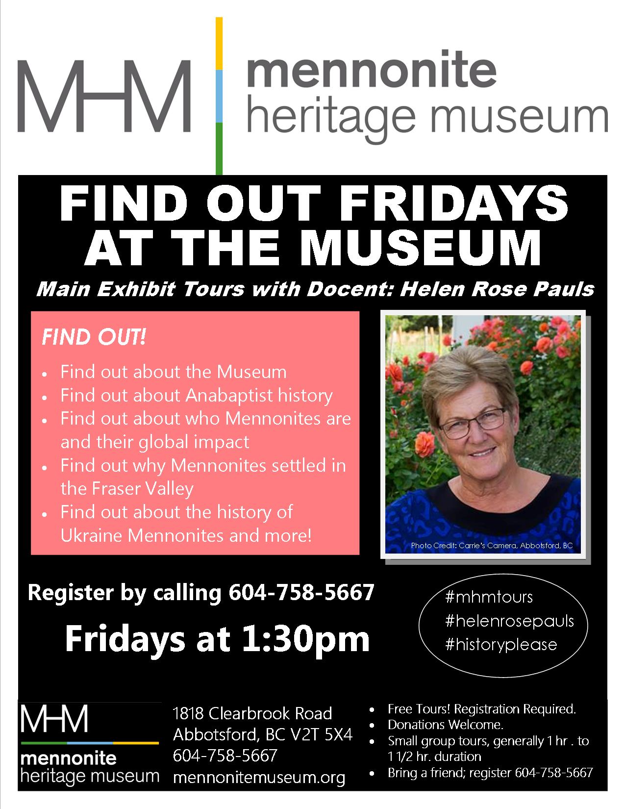 Tours - Mennonite Heritage Museum