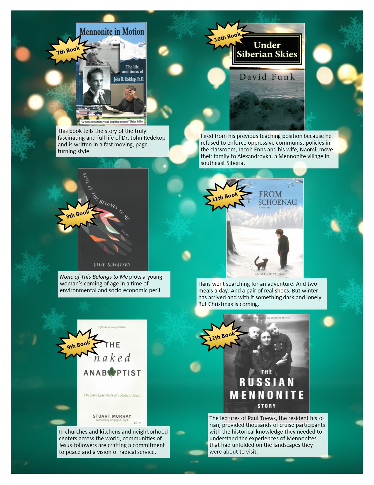 Shop our 12 Books of Christmas - Mennonite Heritage Museum