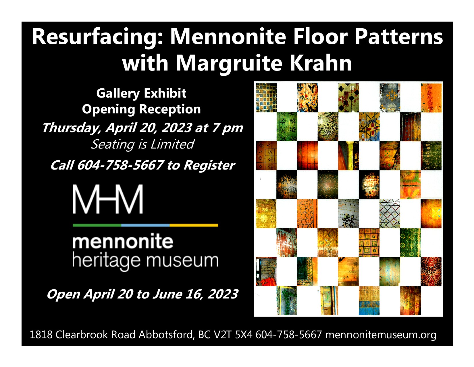 Save the dates! - Mennonite Heritage Museum