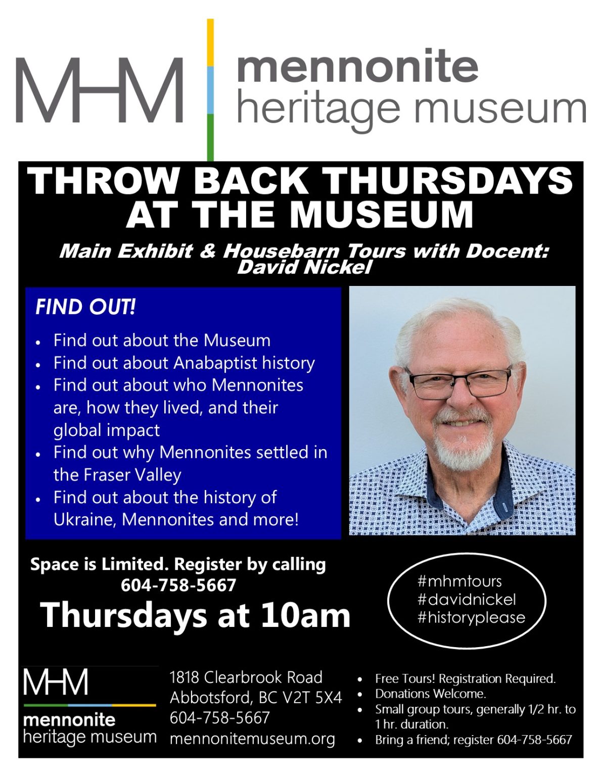 Tours - Mennonite Heritage Museum